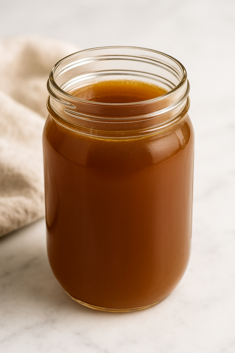 How to Make Gelatin-Rich Beef Bone Broth at Home (Gut-Healthy & Flavor ...